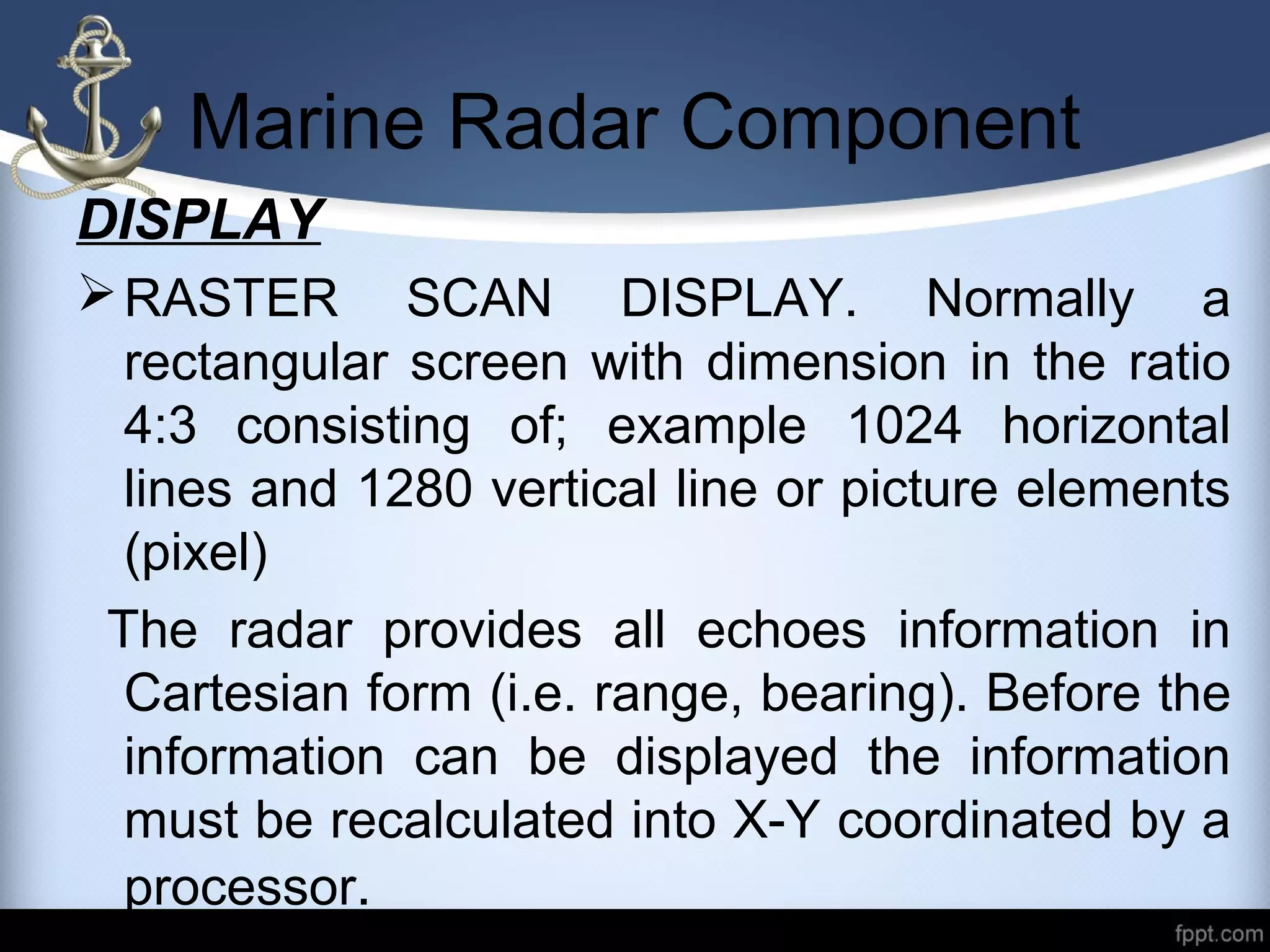 Nav 6 RADAR ARPA | PPT | Physics | Science