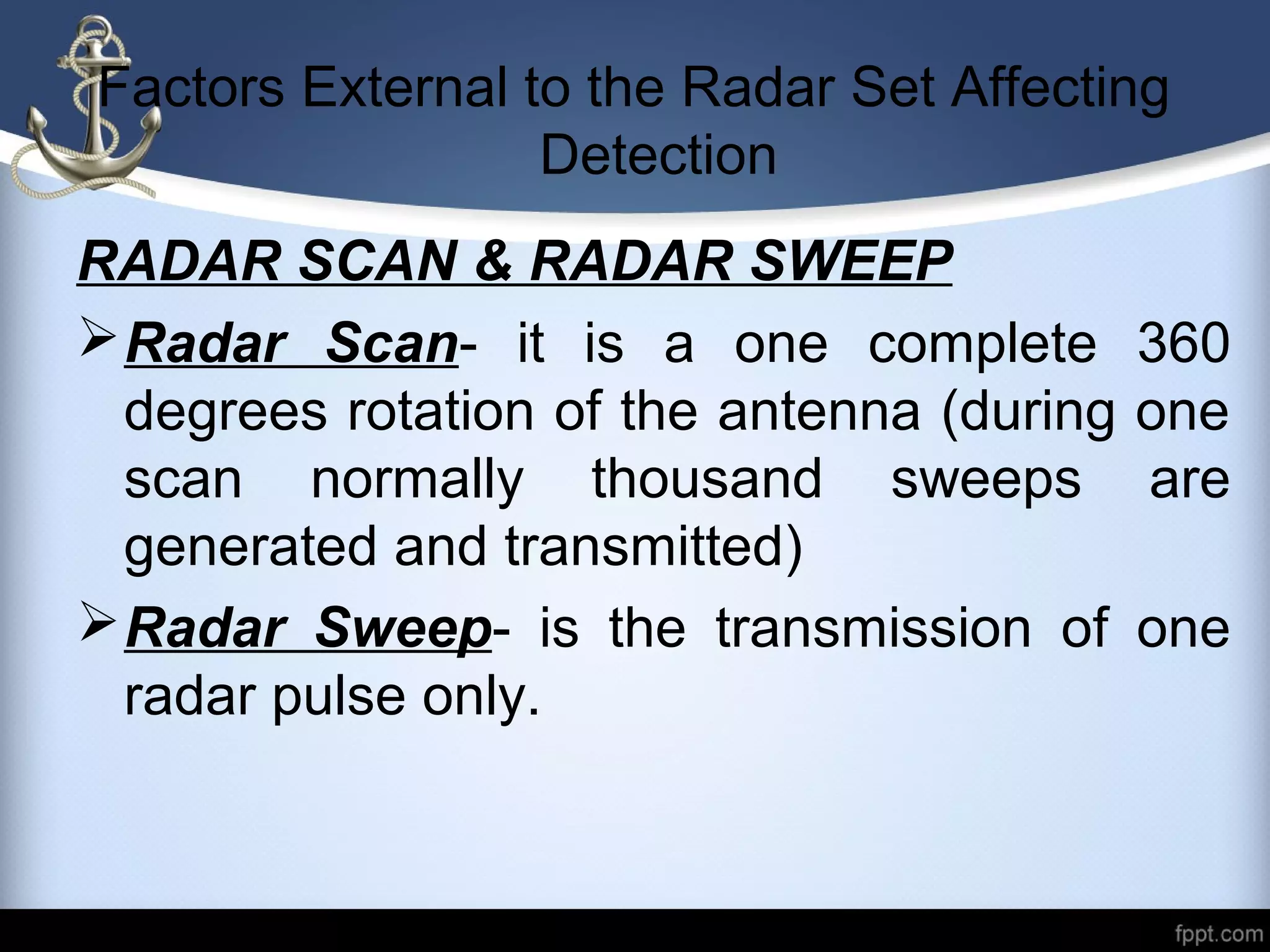 Nav 6 RADAR ARPA | PPT | Physics | Science