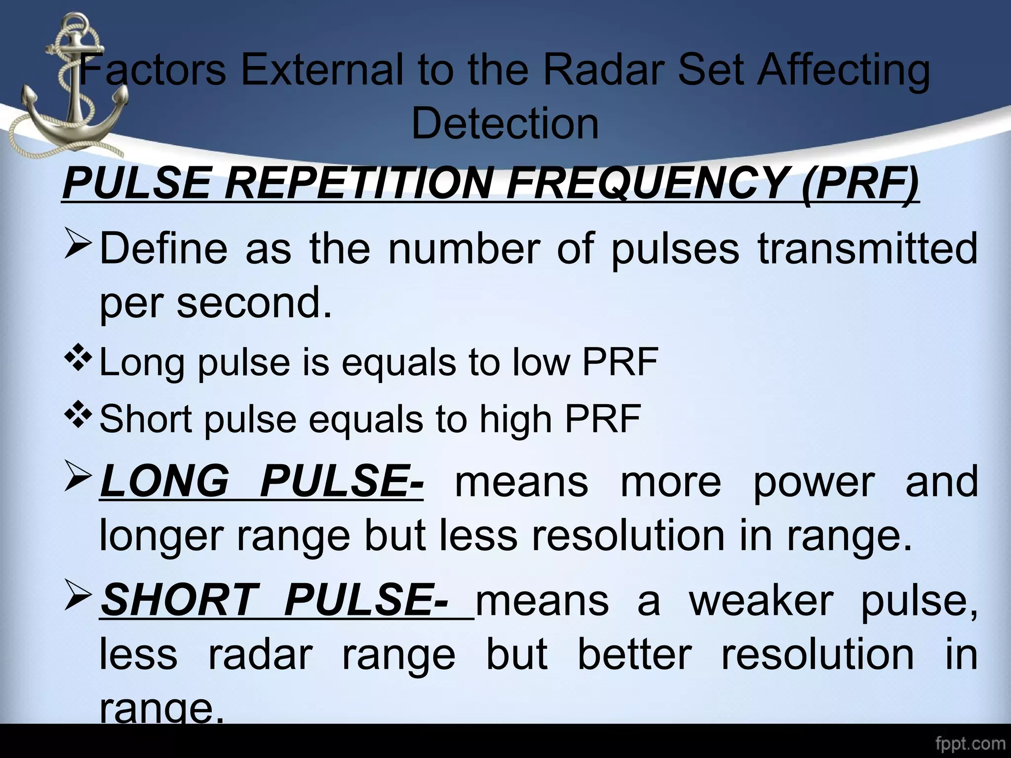 Nav 6 RADAR ARPA | PPT