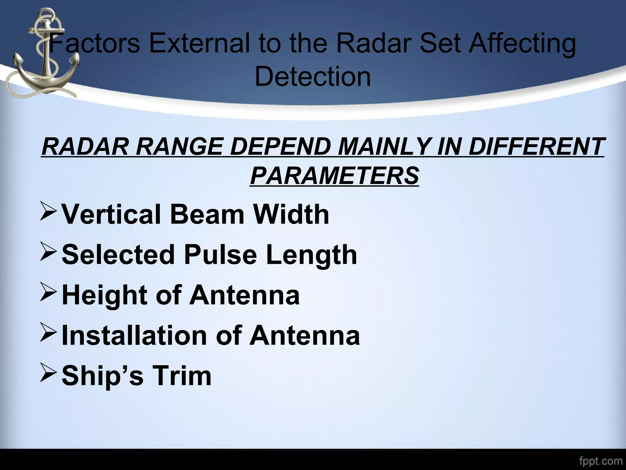 Nav 6 RADAR ARPA | PPT | Physics | Science