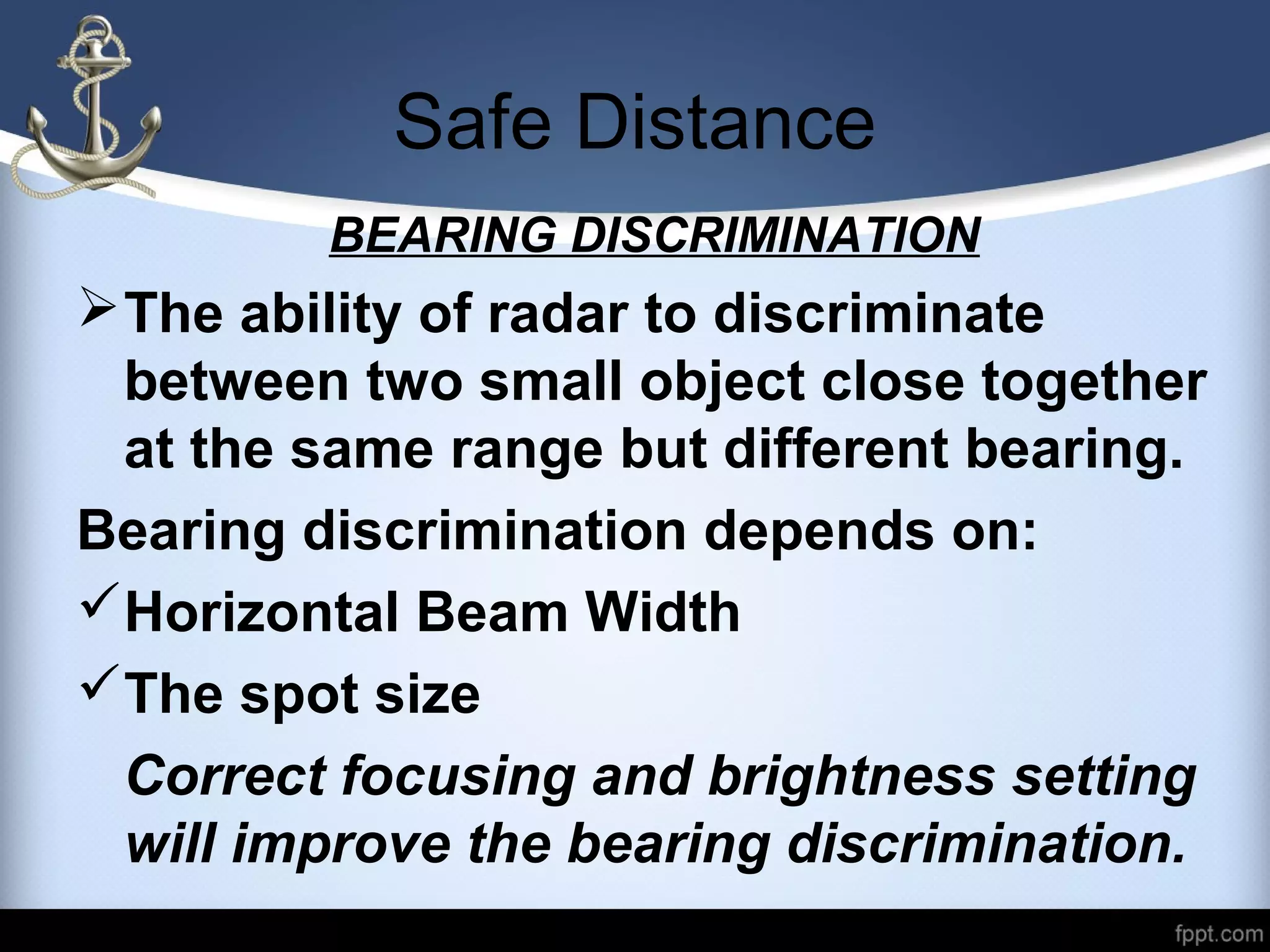 Nav 6 RADAR ARPA | PPT