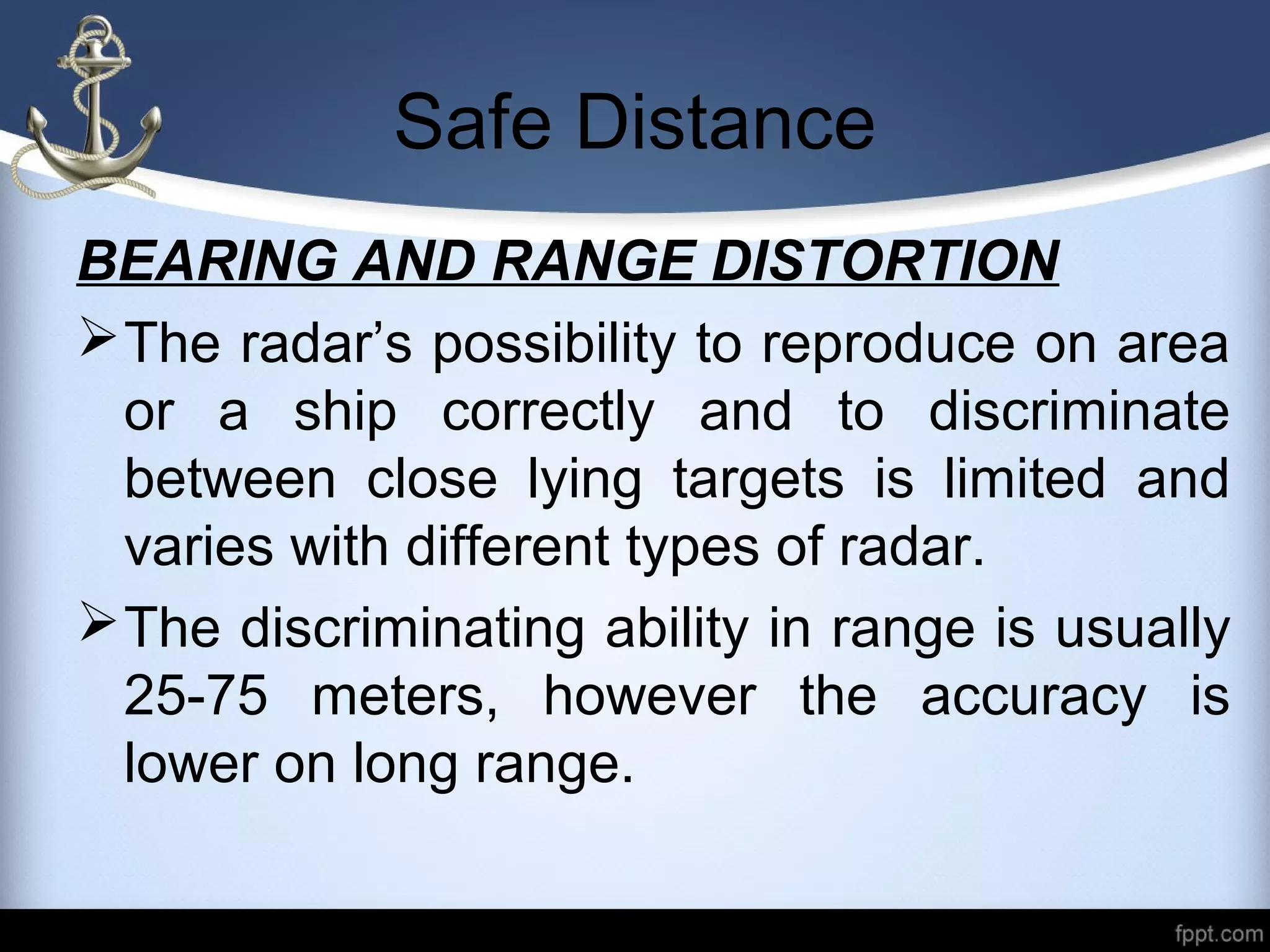 Nav 6 RADAR ARPA | PPT
