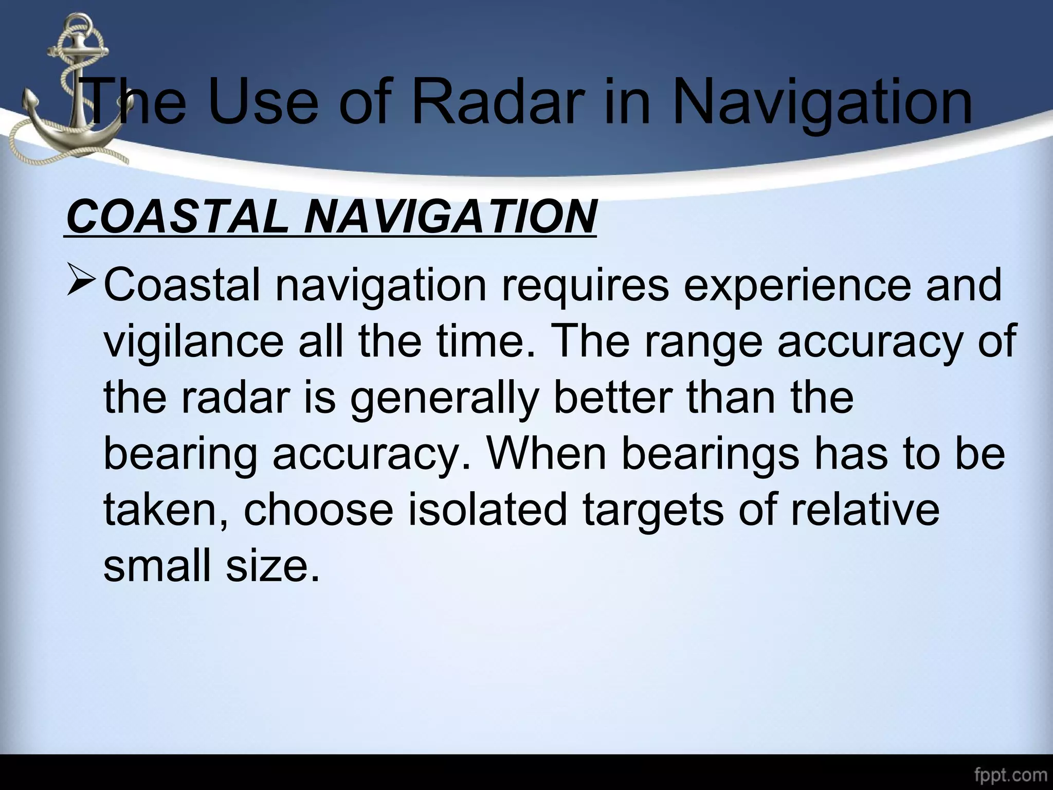 Nav 6 RADAR ARPA | PPT