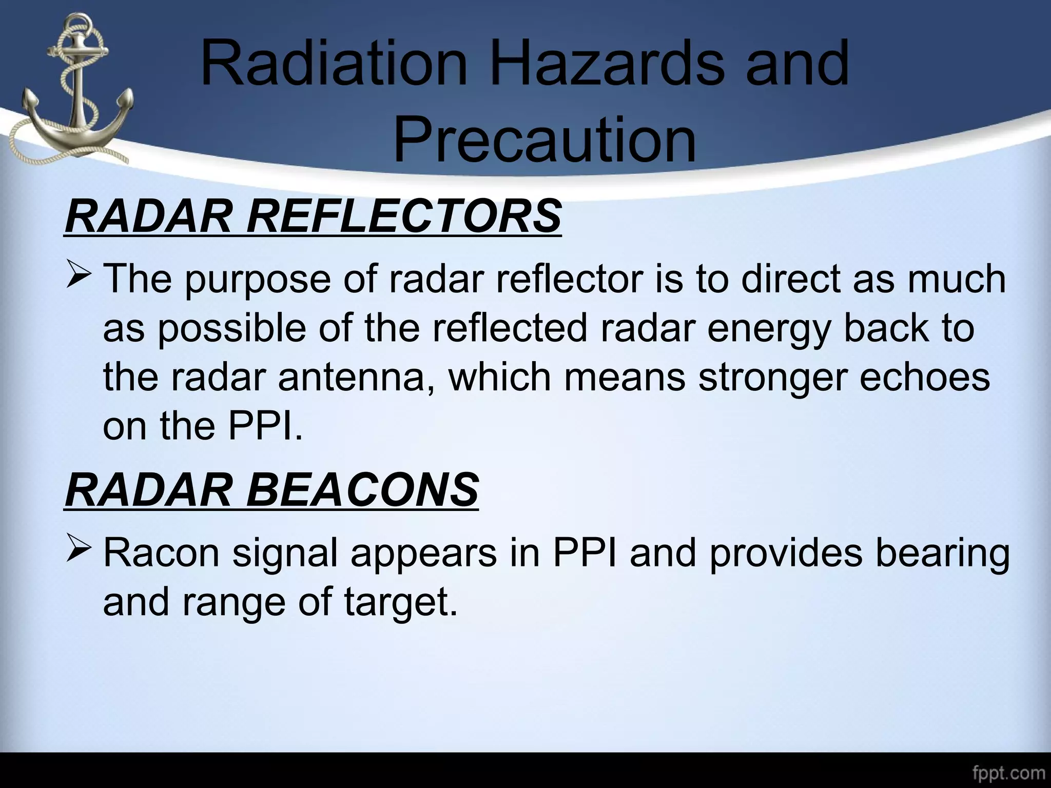 Nav 6 RADAR ARPA | PPT