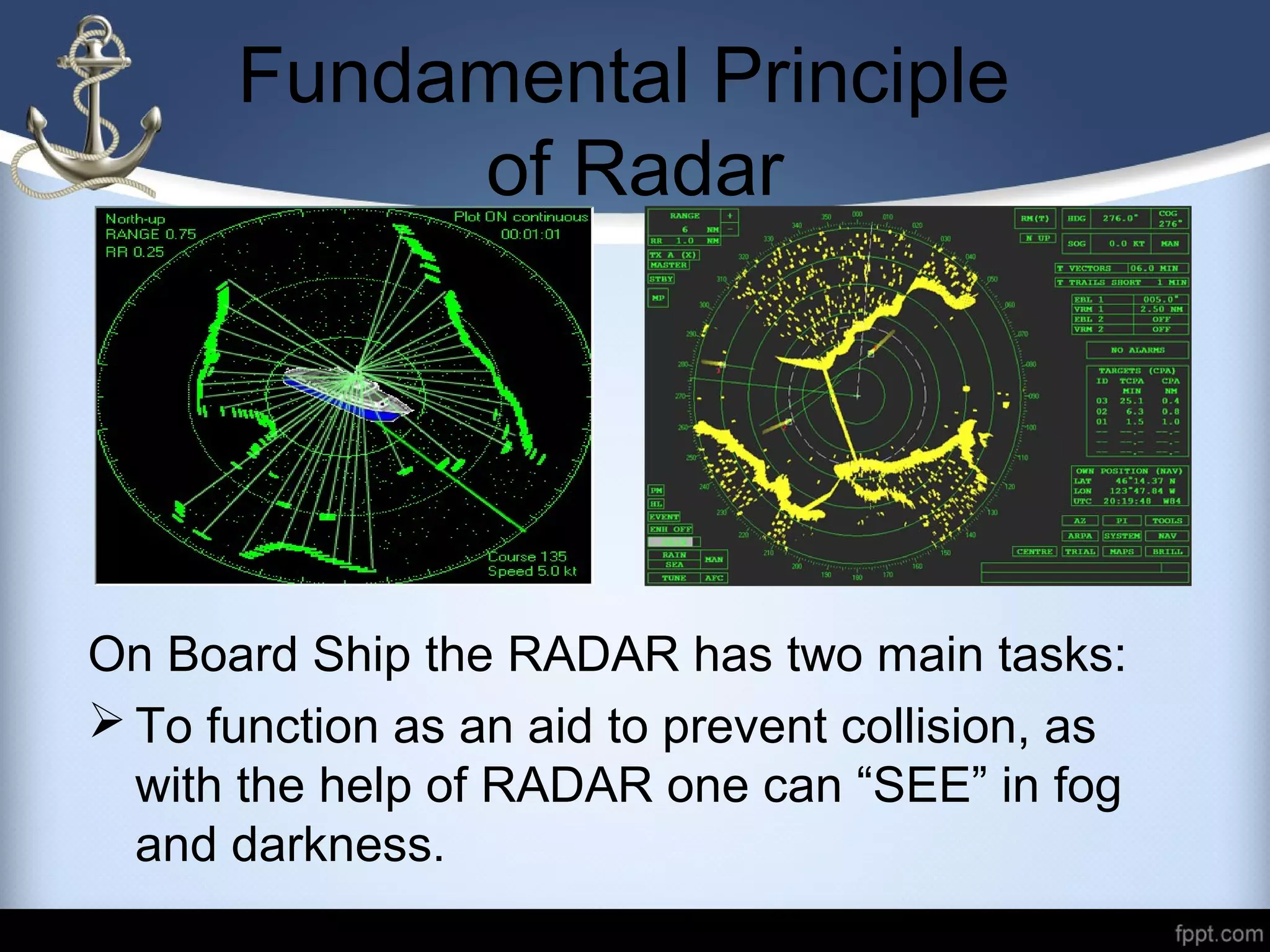 Nav 6 RADAR ARPA | PPT