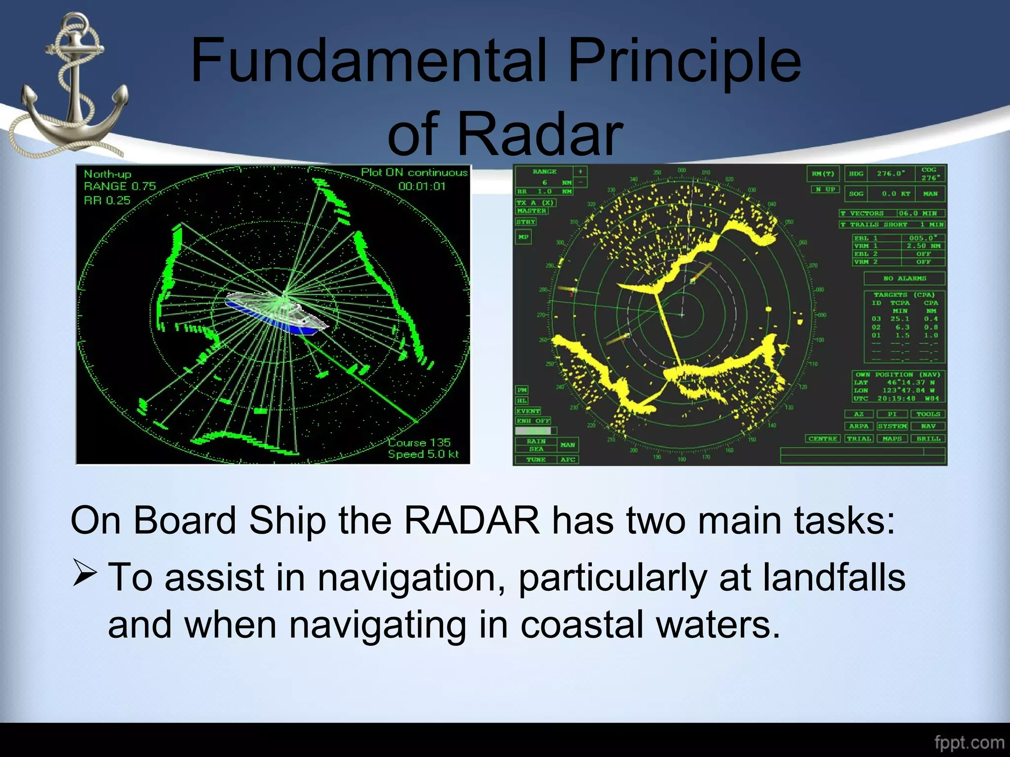 Nav 6 RADAR ARPA | PPT | Physics | Science