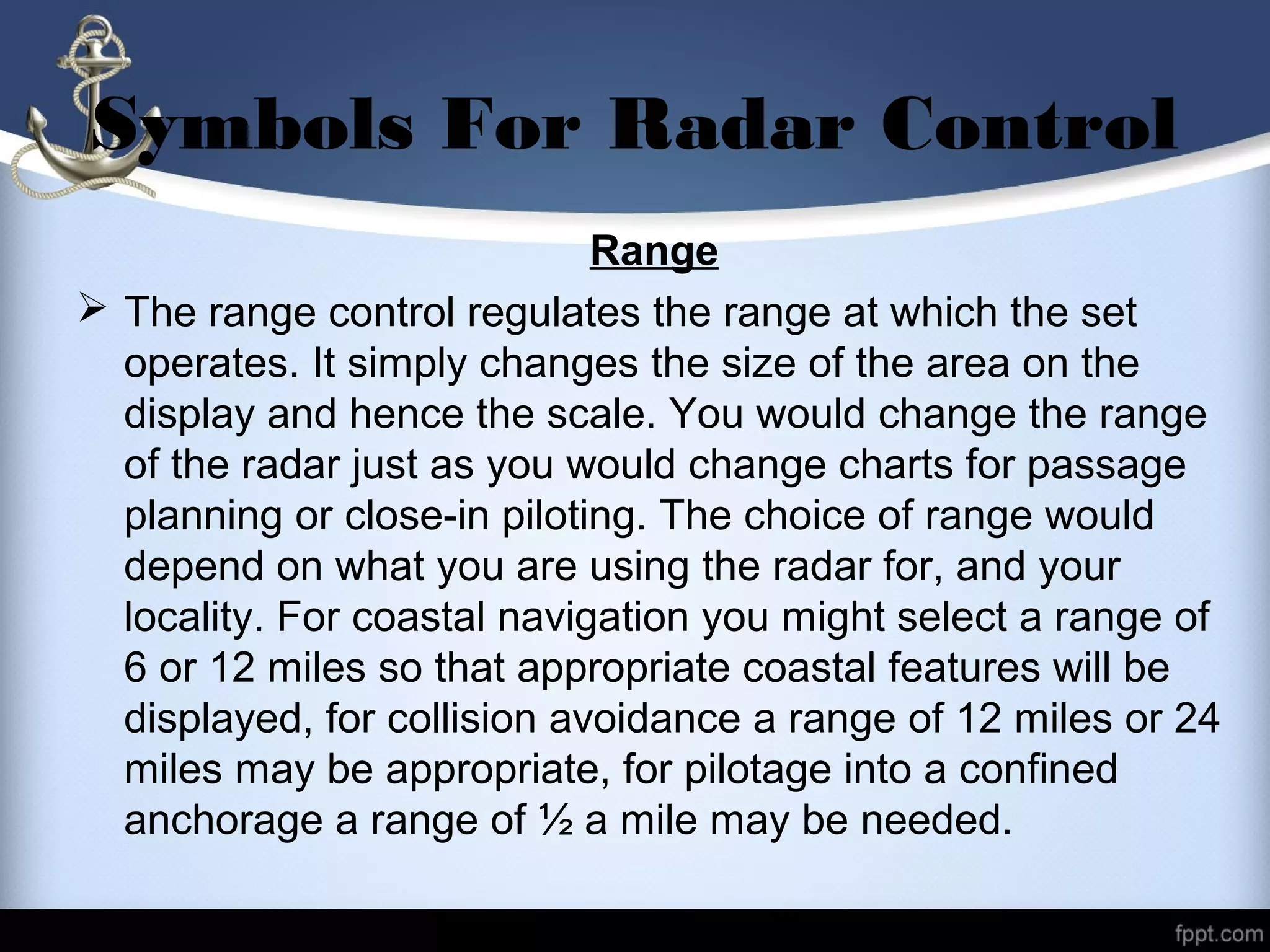 Nav 6 RADAR ARPA | PPT