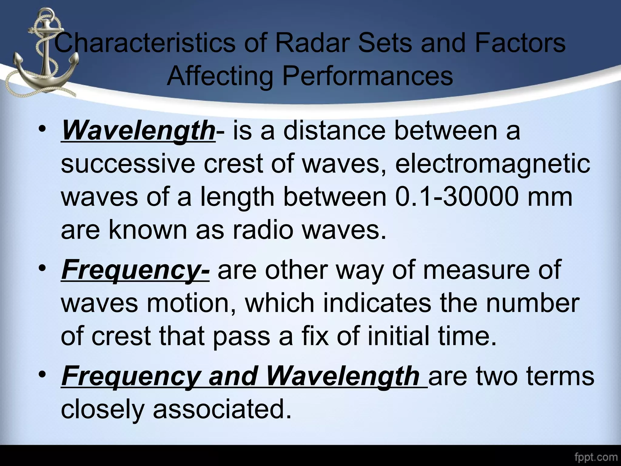 Nav 6 RADAR ARPA | PPT