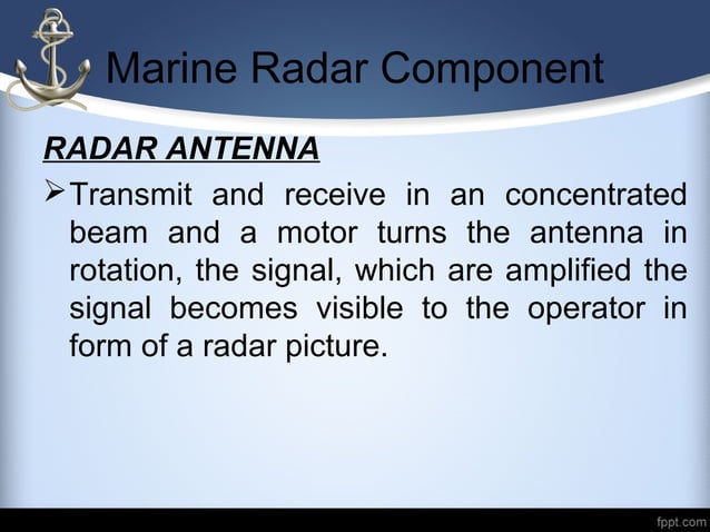 Nav 6 RADAR ARPA | PPT | Physics | Science