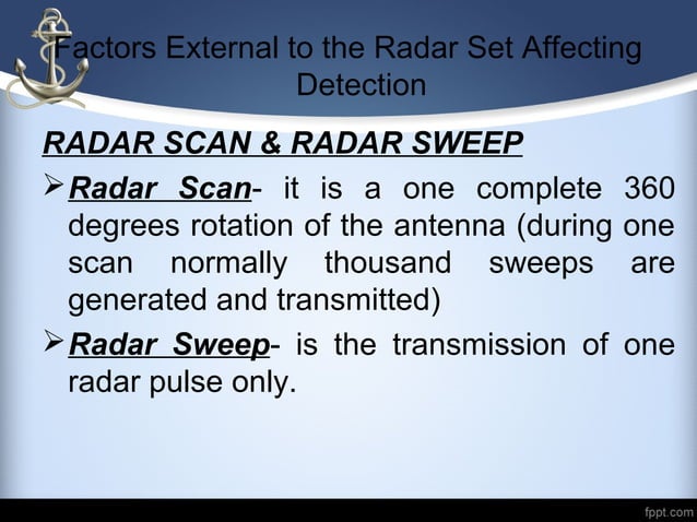 Nav 6 RADAR ARPA | PPT | Physics | Science
