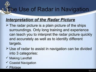 Nav 6 RADAR ARPA | PPT
