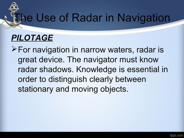 Nav 6 RADAR ARPA | PPT | Physics | Science