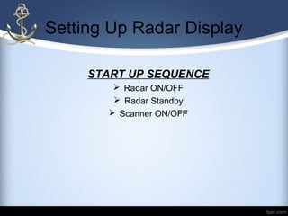 Nav 6 RADAR ARPA | PPT