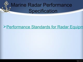Nav 6 RADAR ARPA | PPT