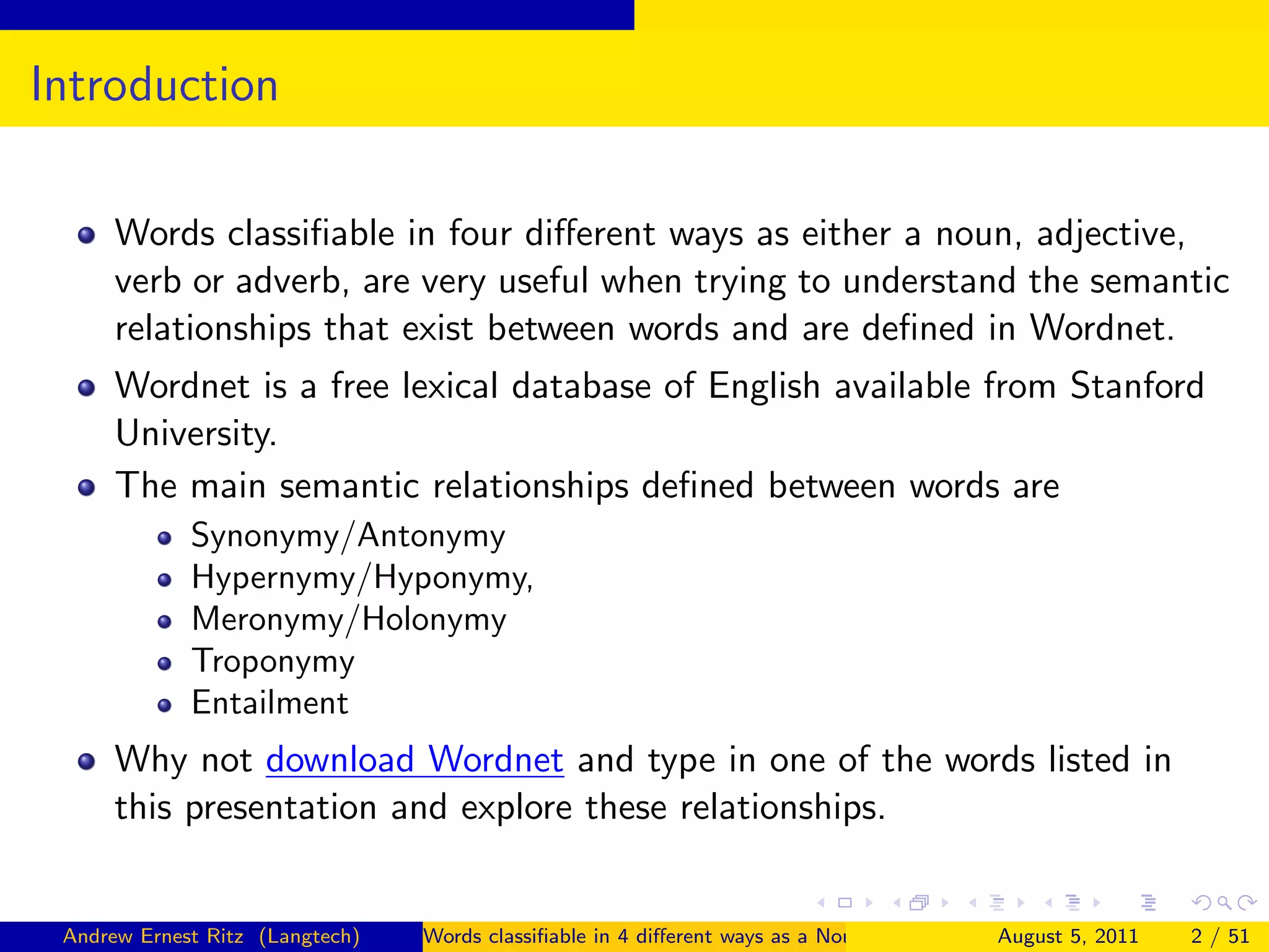 Words classifiable in four different ways as a noun, verb, adjective ...
