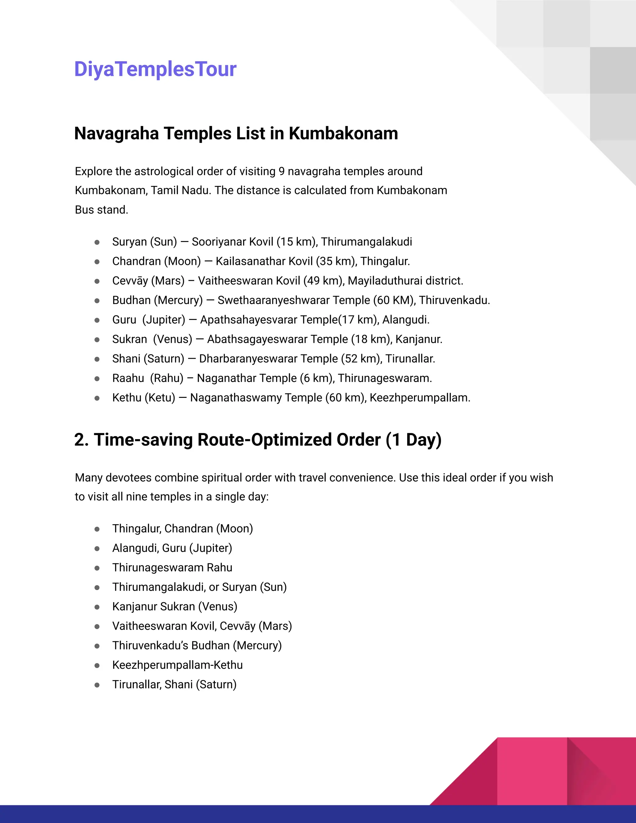 Navagraha Temples List in Kumbakonam.pdf