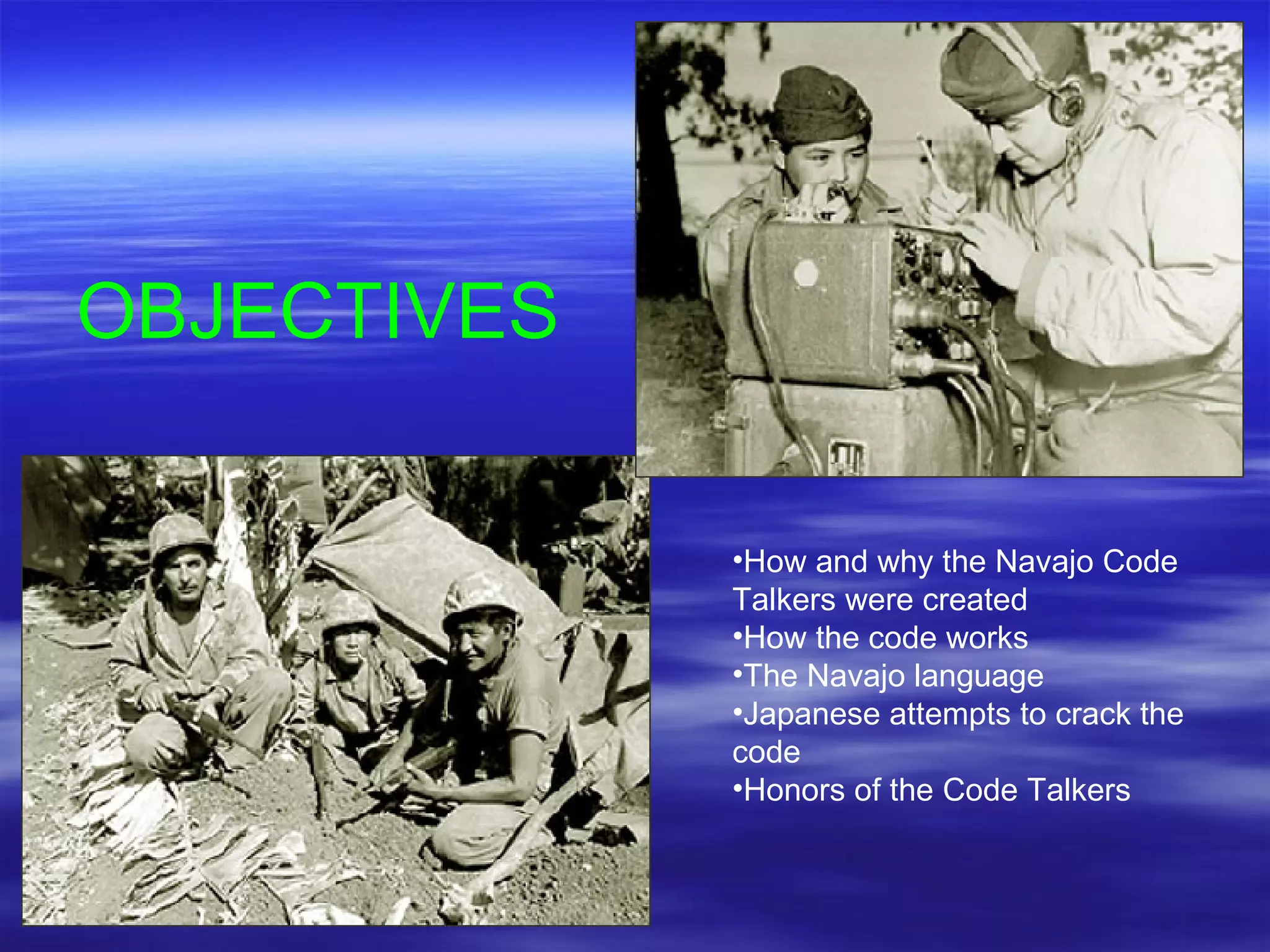 Navajo Code Talkers Ppt