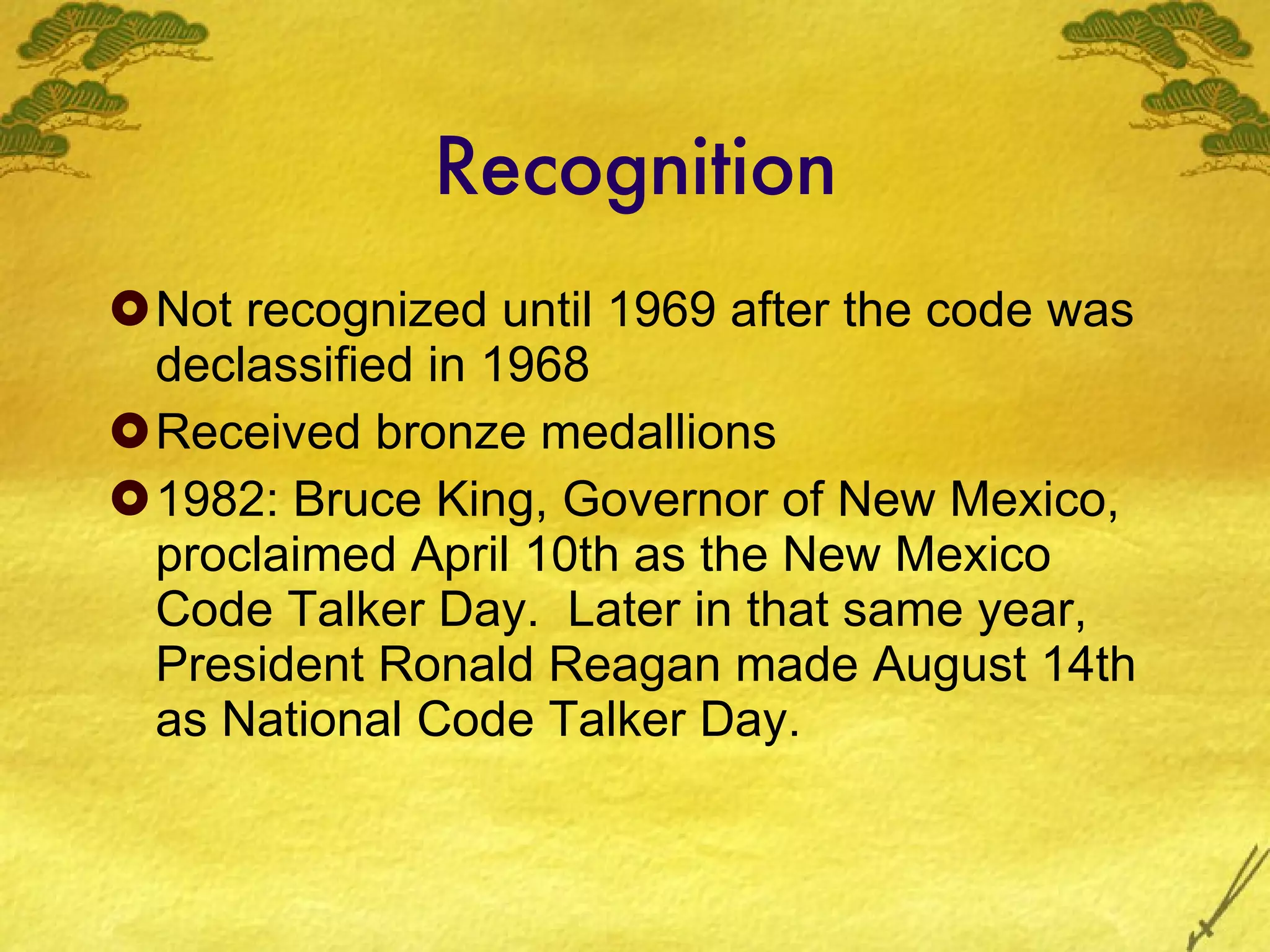 Navajo Code Talkers | PPT