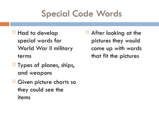 Navajo code talkers | PPT