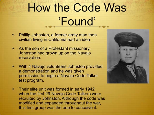 Navajo Code Talker powerpoint presentation by NNWO Executive Director ...