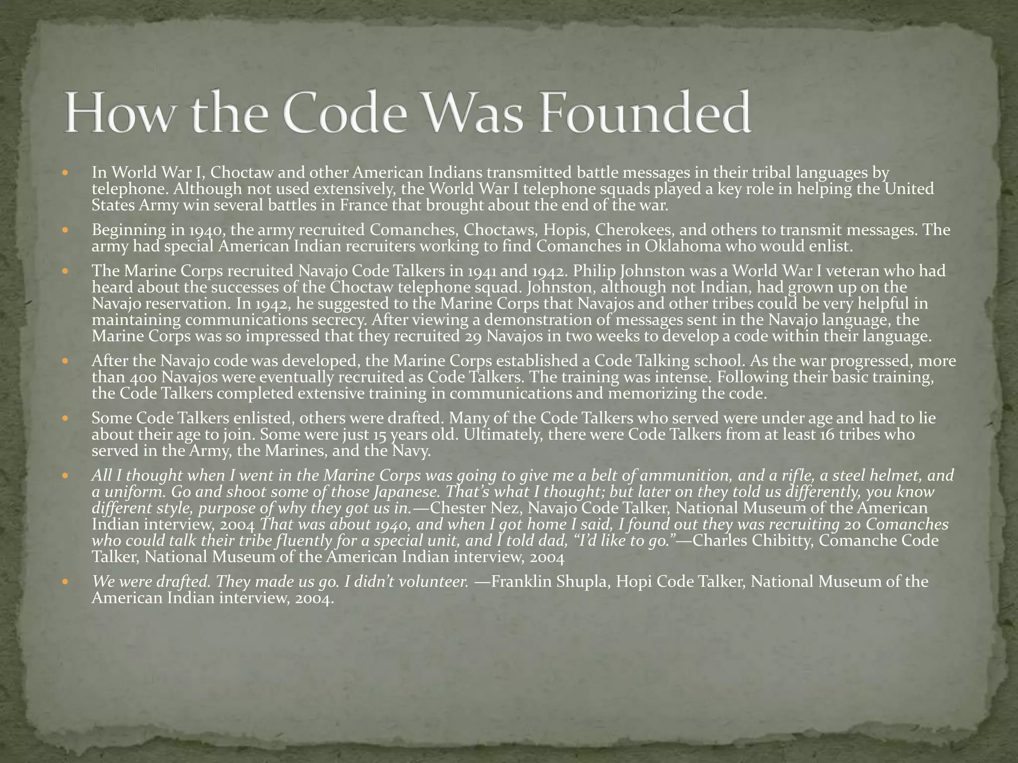 Navajo Code Talkers, Our Heroes! | PPSX