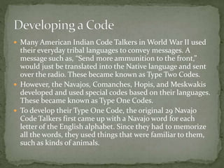 Navajo Code Talkers, Our Heroes! | PPSX
