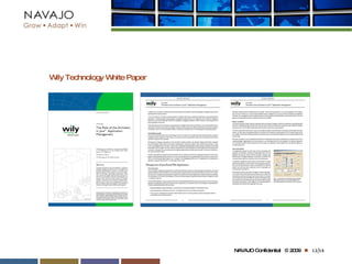 NAVAJO Marketing Communications Overviw | PPT