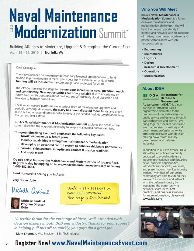 Naval Maintenance & Modernization Summit | PDF