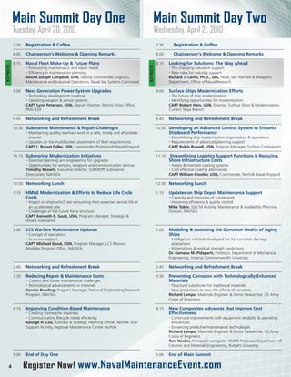 Naval Maintenance & Modernization Summit | PDF