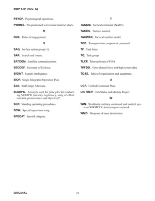 Naval op pln_nwp_5-01 | PDF