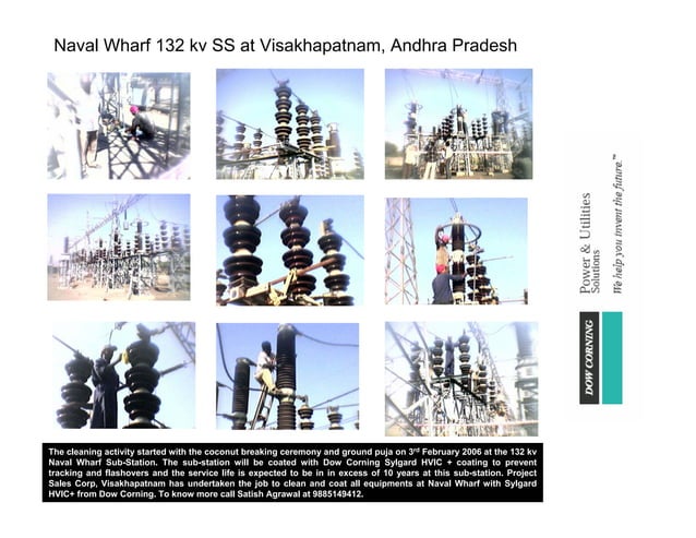 Sylgard HVIC+ Insulator Coating at Naval Wharf, Visakhapatnam, India | PDF
