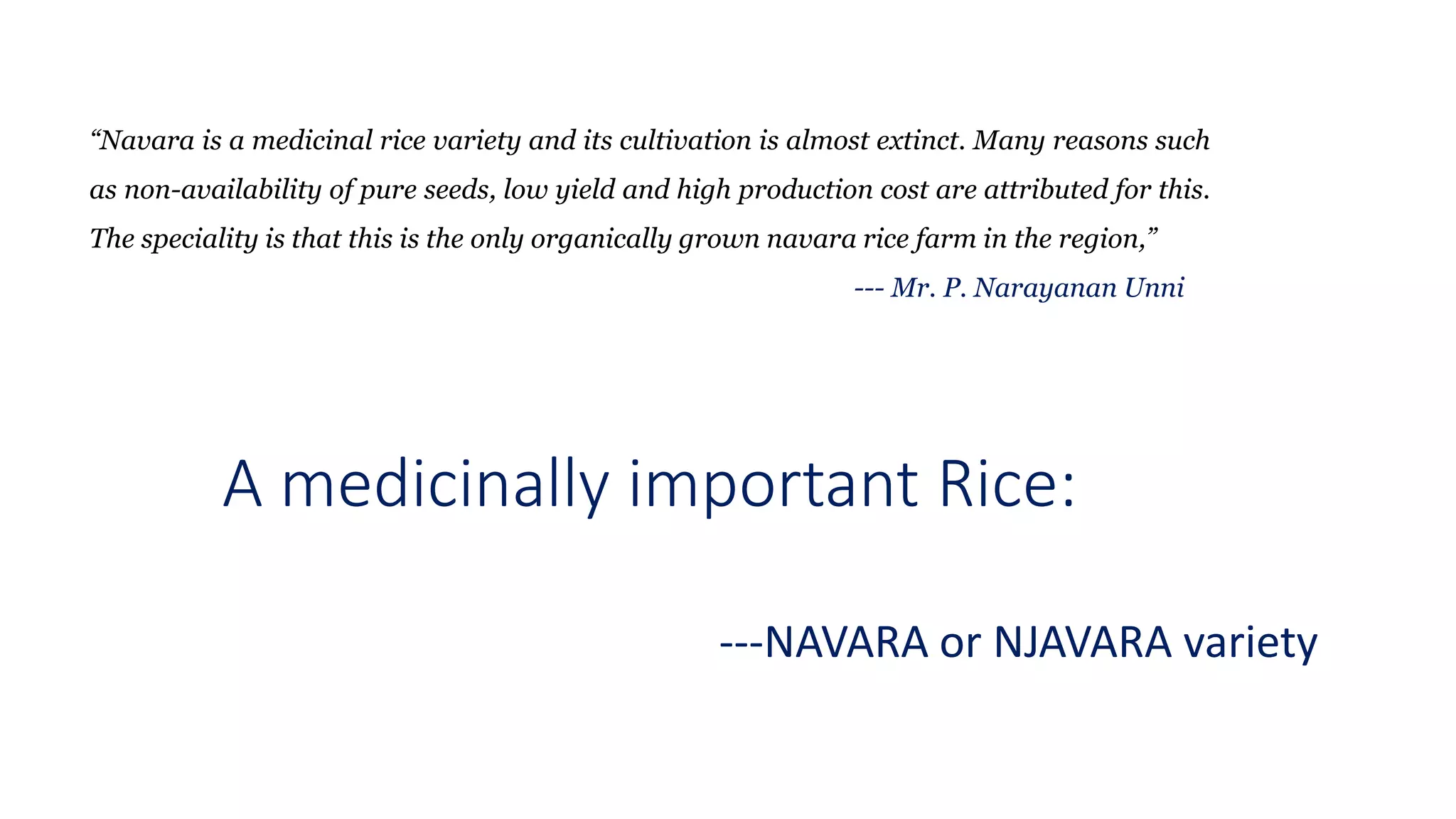 Navara rice | PPTX