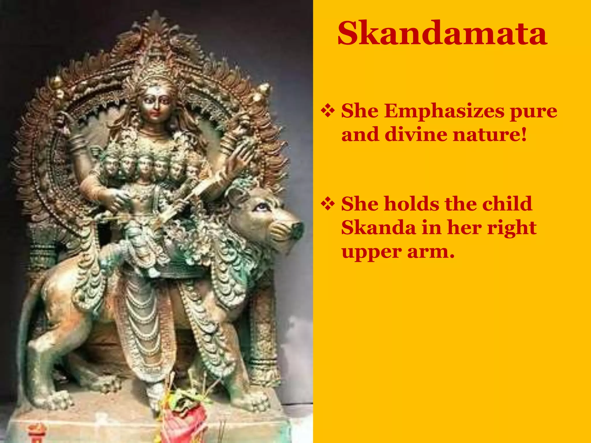 Navaratri nabodurga - The 9 Forms of Goddess Durga | PPTX