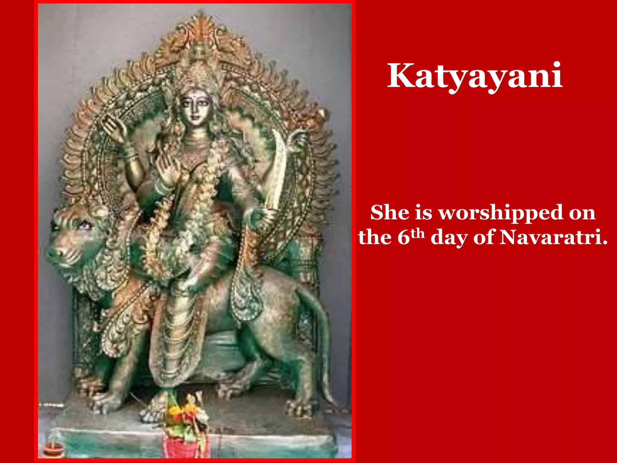Navaratri nabodurga - The 9 Forms of Goddess Durga | PPTX