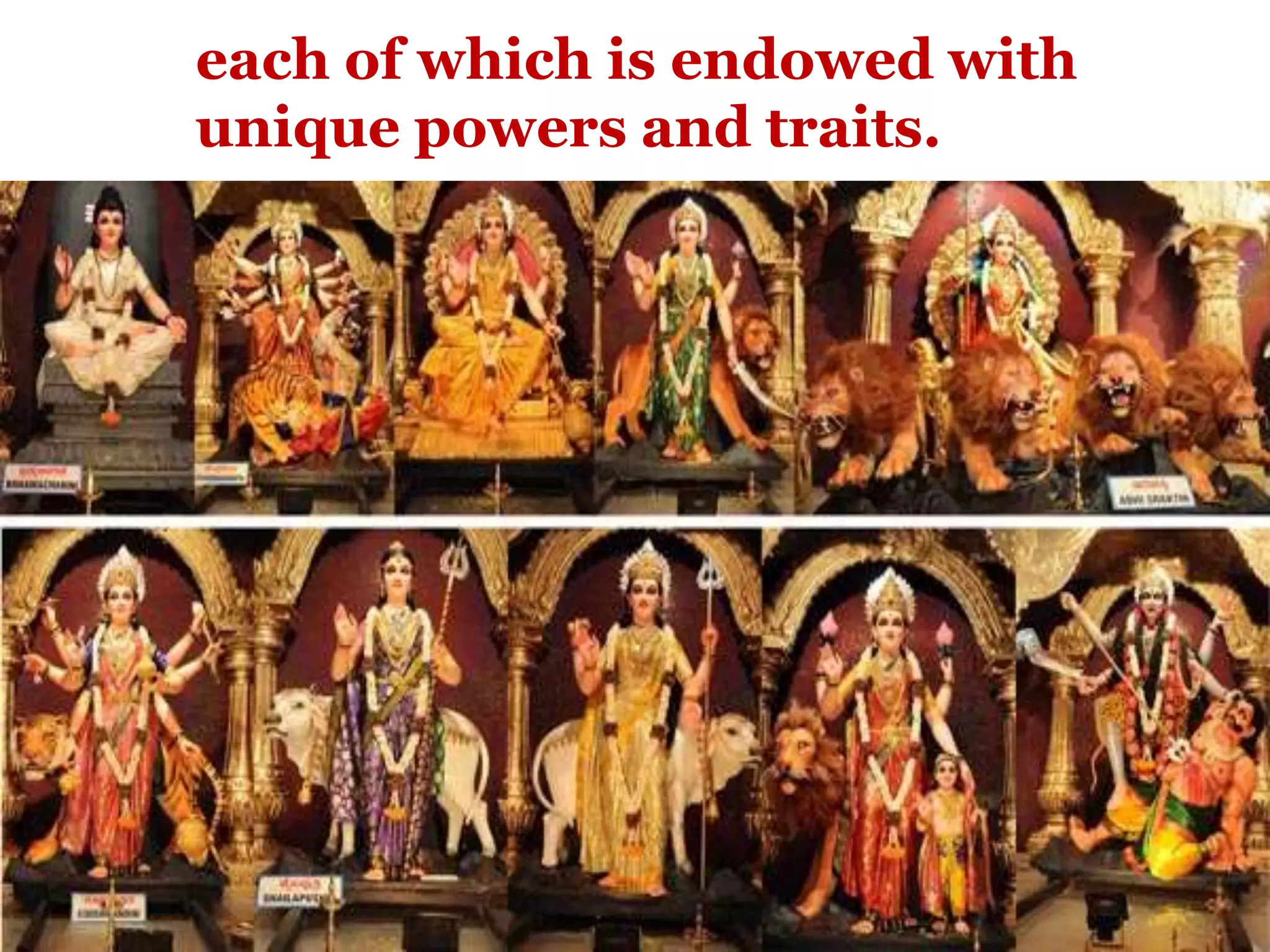Navaratri nabodurga - The 9 Forms of Goddess Durga | PPTX