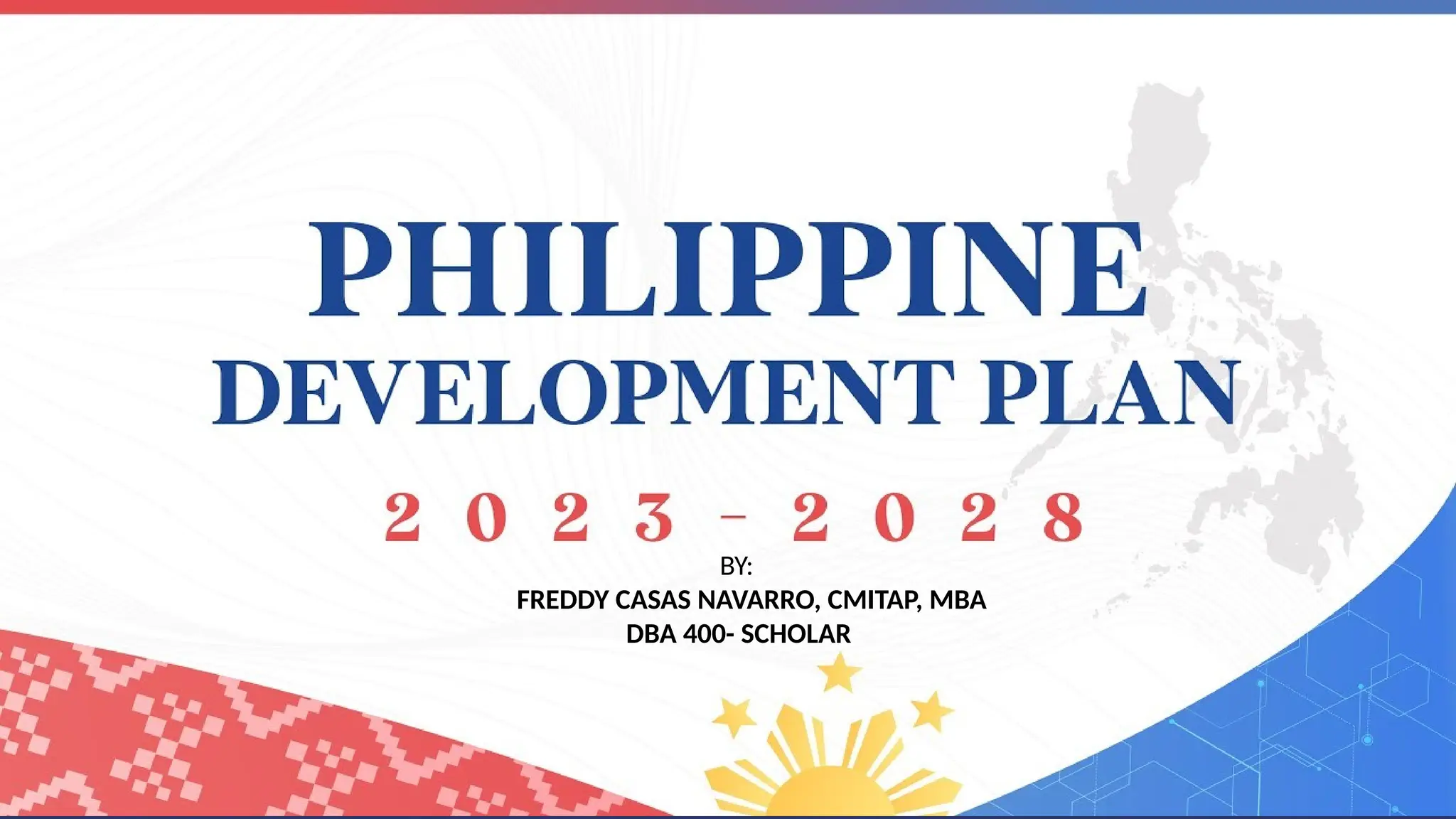 The Philippine Development Plan-2023-2028 | PPTX