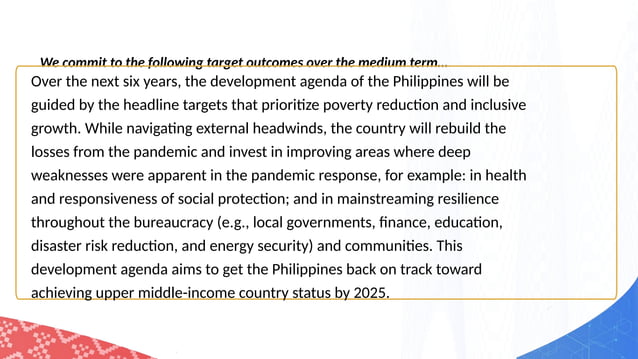 The Philippine Development Plan-2023-2028 | PPTX