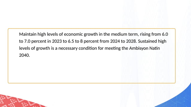 The Philippine Development Plan-2023-2028 | PPTX
