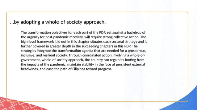 The Philippine Development Plan-2023-2028 | PPTX