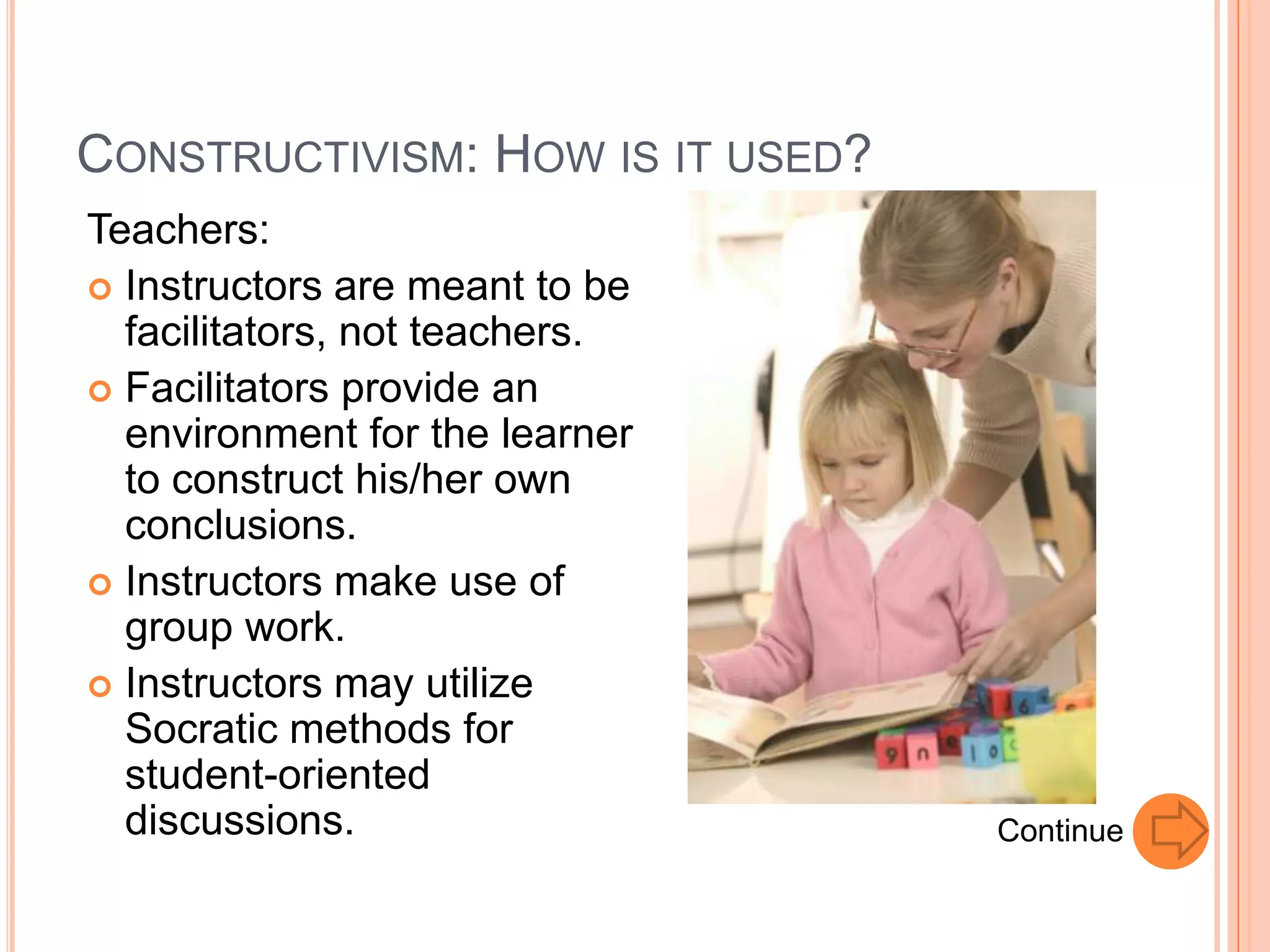 Constructivist Learning theory | PPTX