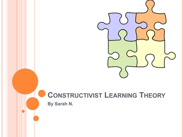 Constructivist Learning theory | PPTX | Homework and Study | Education