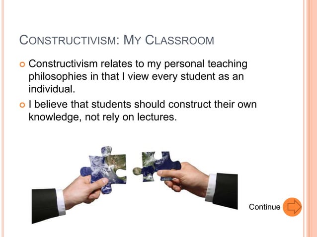 Constructivist Learning theory | PPTX | Homework and Study | Education