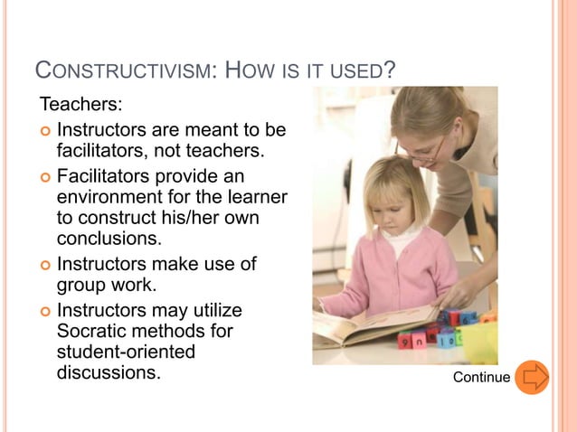 Constructivist Learning theory | PPTX | Homework and Study | Education