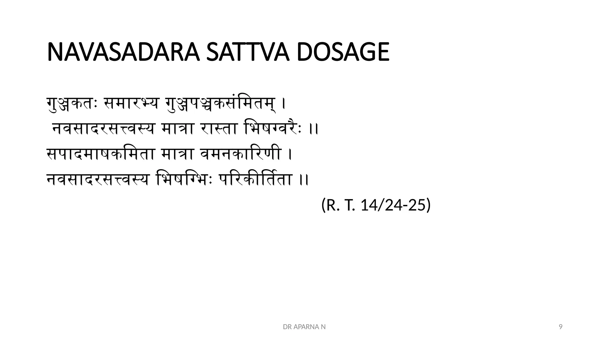 NAVASADARA.pptx as per NCISM RSBK SYLLABUS | PPTX