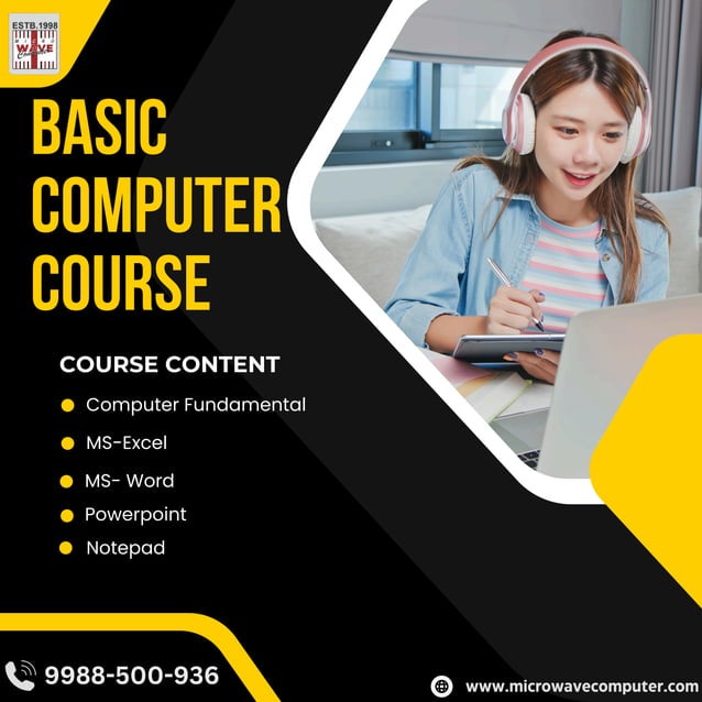 Introduction to Basic Computer Course | PDF
