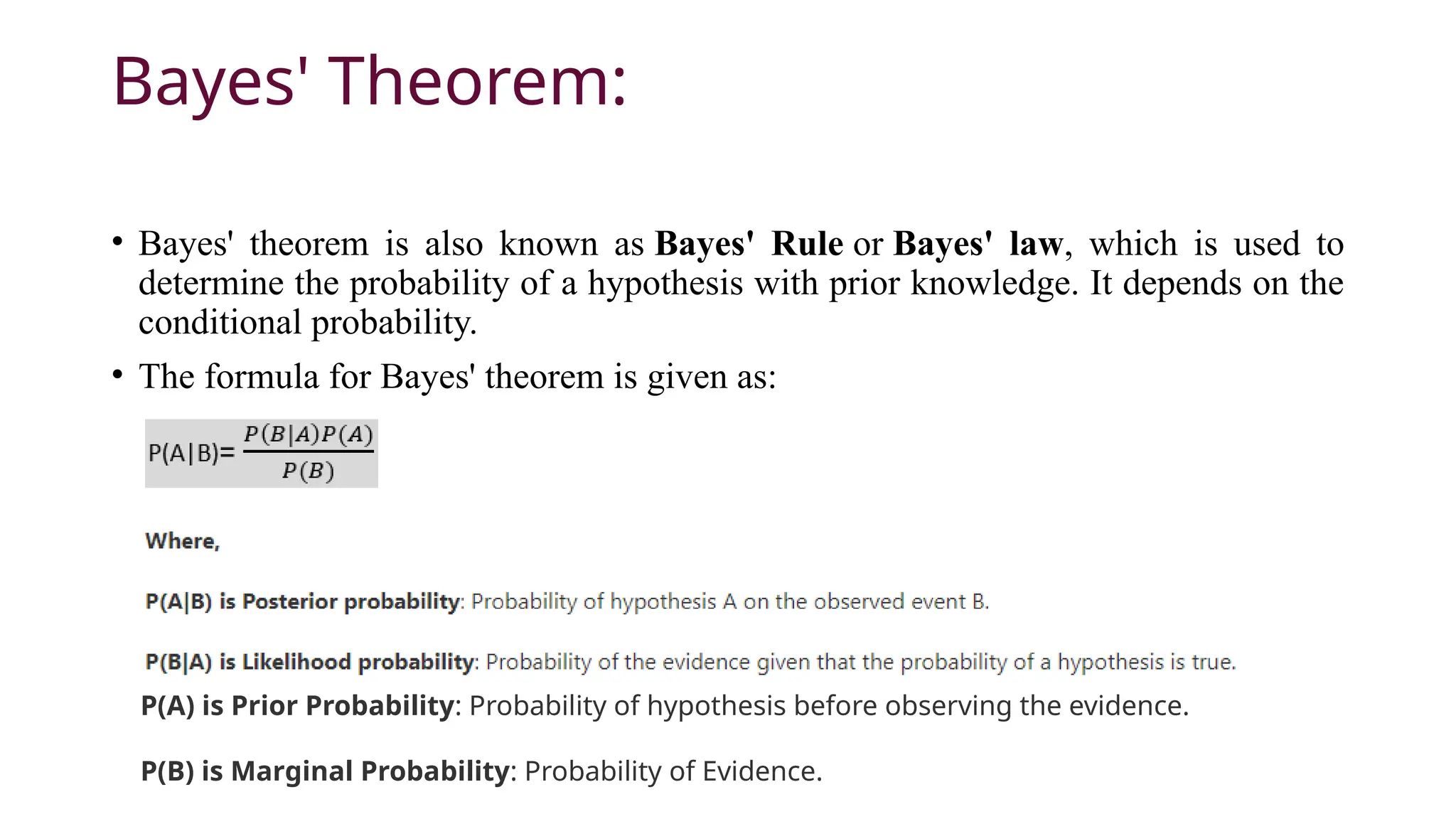 Naïve Bayes Classification (Data Mining) | PPTX