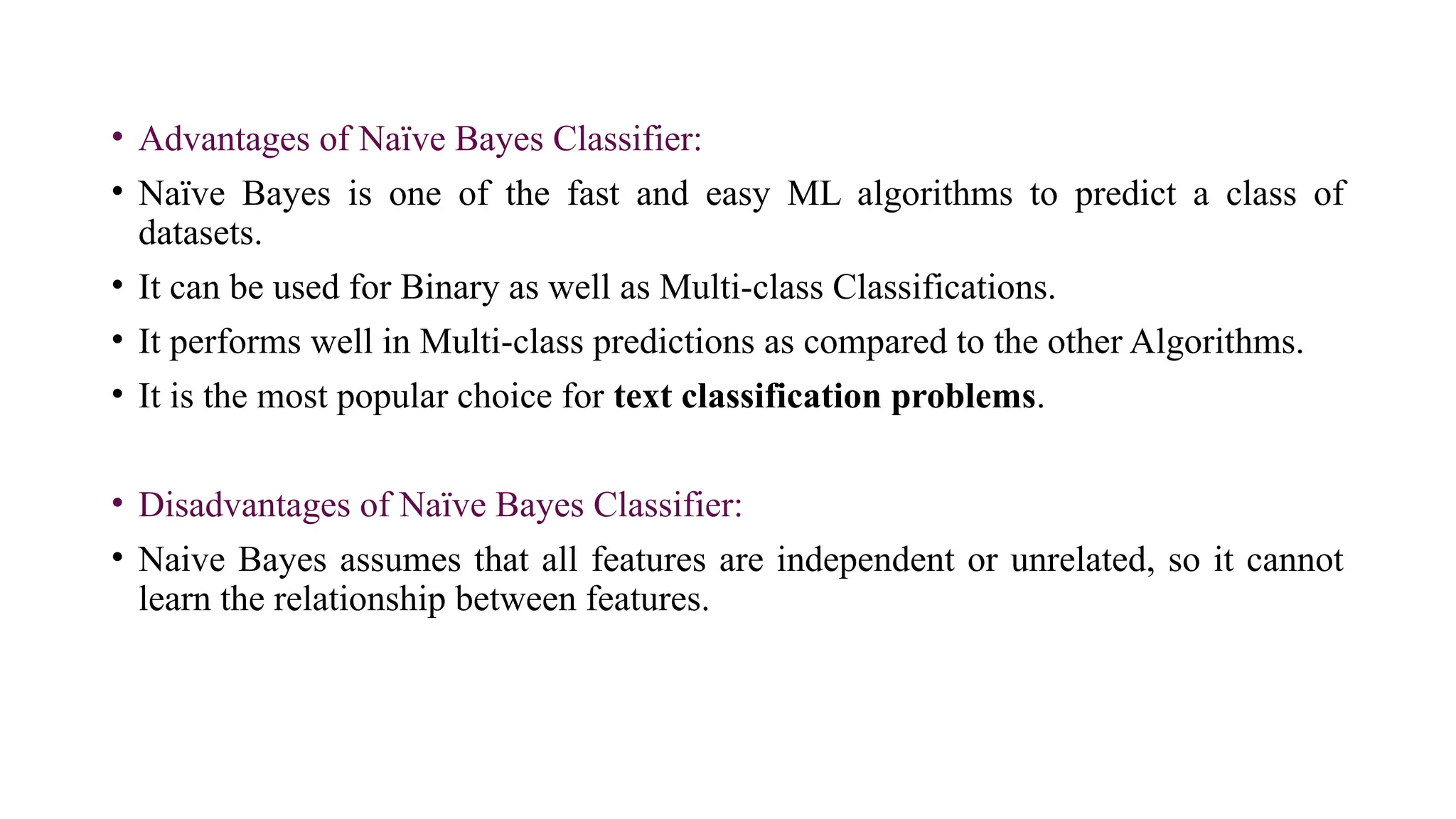 Naïve Bayes Classification (Data Mining) | PPTX