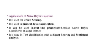 Naïve Bayes Classification (Data Mining) | PPTX