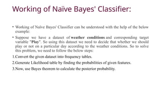 Naïve Bayes Classification (Data Mining) | PPTX