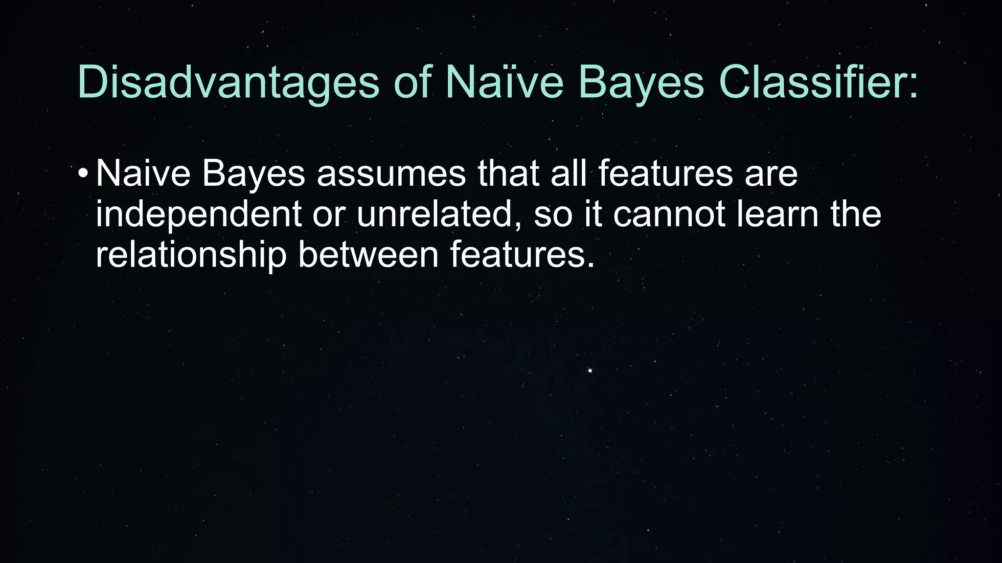 Naïve Bayes Classifier Algorithm Pptx
